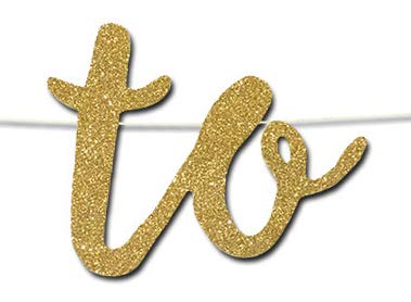 Arjoos | Bride To Be Gold Glitter Cursive Letter Banner – Arjoos Toys ...