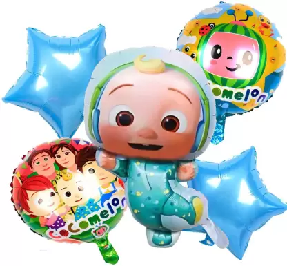 Arjoos | Cocomelon Foil Balloons For Decoration | Cocomelon Theme Ball ...