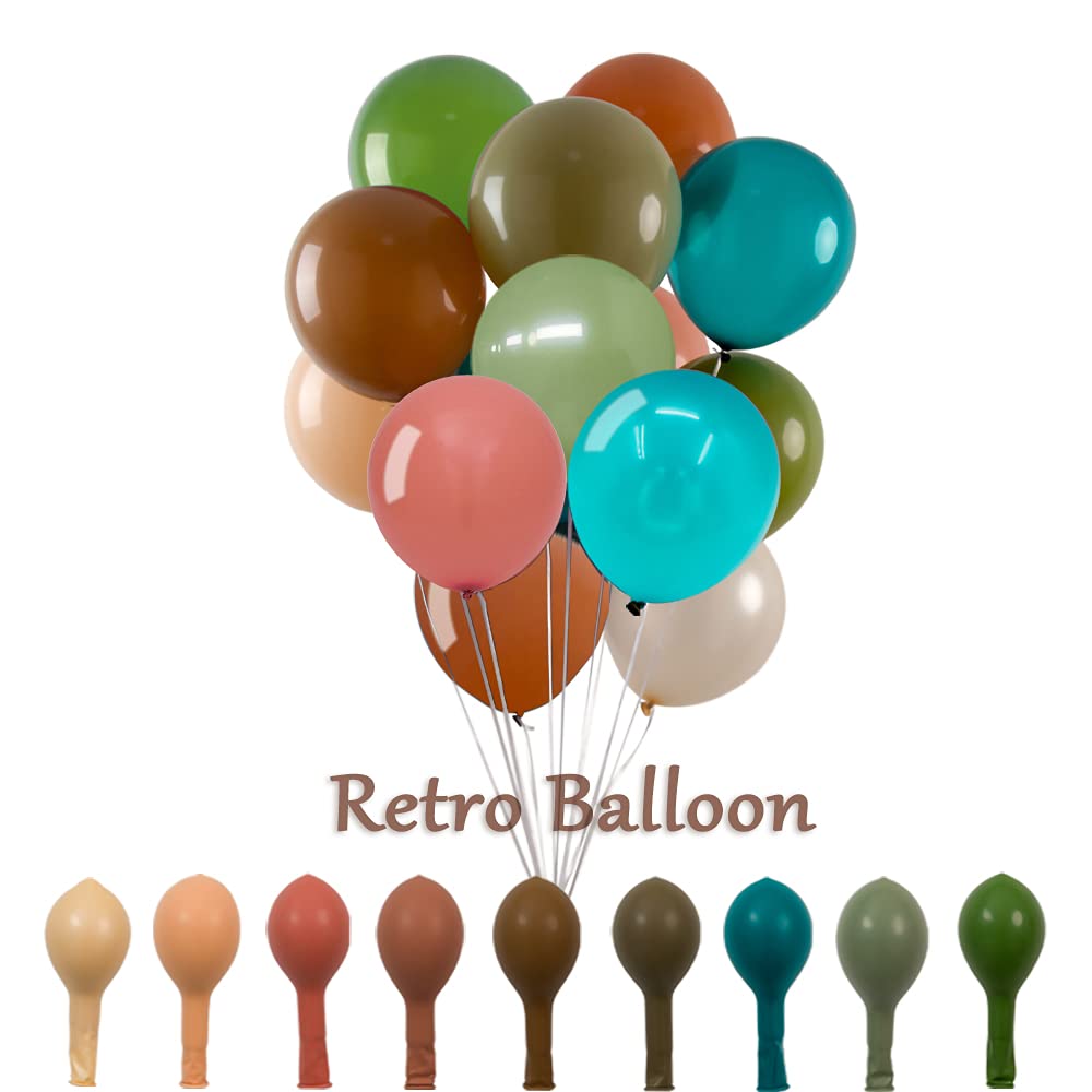 Arjoos | Retro Balloons for Birthday Decoration,9 inch Set of 100pcs ...